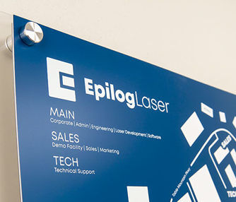 Laser Engraving Building Signage