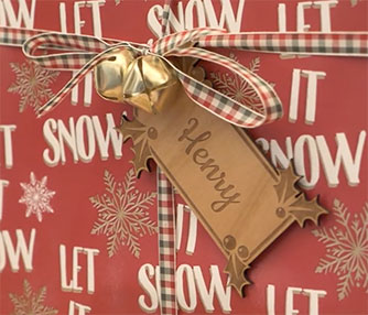 Laser Cutting Holiday Gift Tags