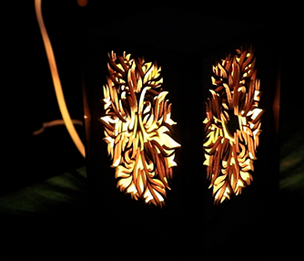 Laser Cut 3D Lamp